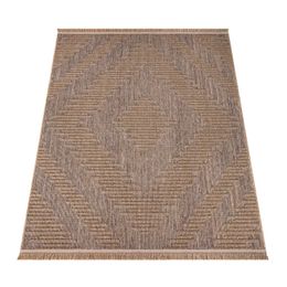 KADIMA DESIGN OUTDOORTEPPICH, in Naturoptik, Florh&ouml;he 7 mm, Beige, 120 x 160 cm