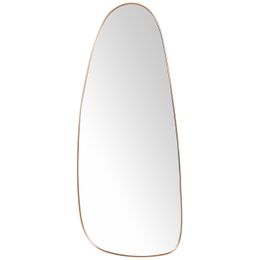 Beliani WANDSPIEGEL Metall gold oval 39/95 cm Cergy