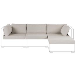 Beliani OUTDOOR-KISSENBEZUG-SET Beige Sano