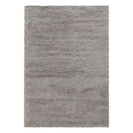 KADIMA DESIGN HOCHFLORTEPPICH SALZACH, einfarbig, Beige, 200 x 290 cm