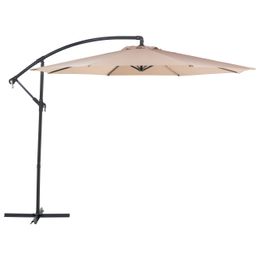 Beliani AMPELSCHIRM Sandbeige 300 cm Ravenna