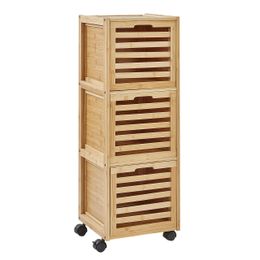 Beliani BAD-WANDSCHRANK 32 cm Hellbraun Shawnee