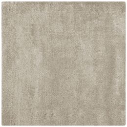 KADIMA DESIGN TEPPICH LYNE, einfarbig, Beige, 200 x 200 cm