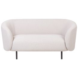 Beliani 2-SITZER-SOFA Polsterbezug Beige Loen