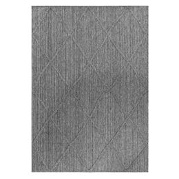 KADIMA DESIGN TEPPICH Outdoor IMST in Grau, im Boho-Stil, 240 x 340 cm