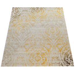 KADIMA DESIGN OUTDOORTEPPICH, mit Ornament-Muster, Gelb, 160 x 220 cm