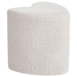 Beliani POUF Beige Scotia