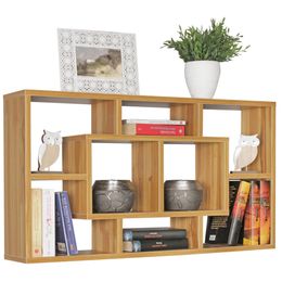 KADIMA DESIGN WANDREGAL RUR MDF Melaminbeschichtet Modern, Braun 85x16x48 cm