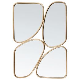 Beliani WANDSPIEGEL Gold Metall 70/100 cm Diancey