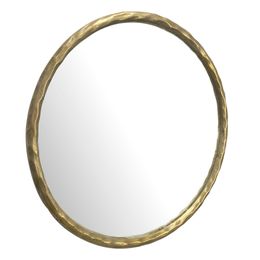 KADIMA DESIGN WANDSPIEGEL Rund Metall Gold 60 cm Klassisches Design