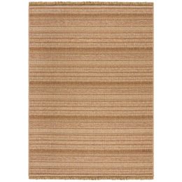 KADIMA DESIGN OUTDOORTEPPICH Waschbar CLYST, im Boho-Stil, Ocker, 160 x 230 cm