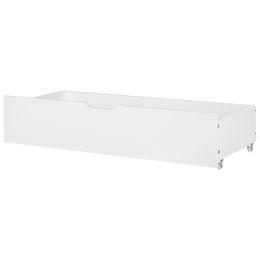 Beliani BETTSCHUBLADE 2er set Wei&szlig; Olendon