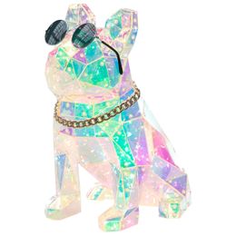 Beliani LED-DEKORATION Hund Bunt Jonku