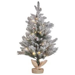 Beliani WEIHNACHTSBAUM 90 cm Gr&uuml;n Maligne
