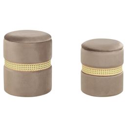 Beliani POUF Medford 30-34/30-34/38-43 cm