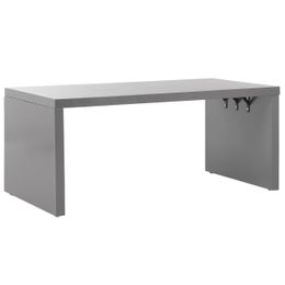 Beliani GARTENTISCH Beton grau U-Form 180/90 cm Taranto