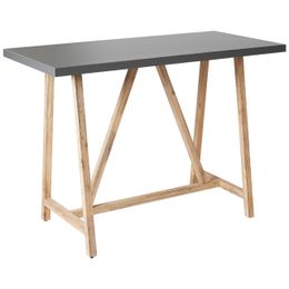 Beliani BARTISCH Heller Holzfarbton Talamone