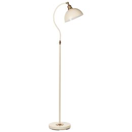 Beliani STEHLAMPE Beige/Wei&szlig;/Gold Lennon