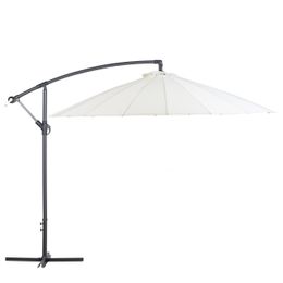Beliani AMPELSCHIRM hellbeige 268 cm Calabria