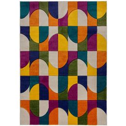 KADIMA DESIGN TEPPICH QUAGGY, geometrisch, Bunt, 200 x 290 cm
