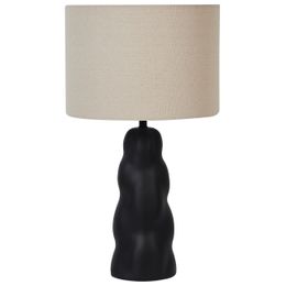Beliani TISCHLAMPE Schwarz Vilar