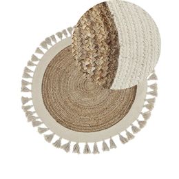 Beliani TEPPICH Beige Samsun