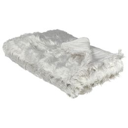Beliani TAGESDECKE Grau 150 x 200 cm Delice