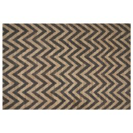 Beliani TEPPICH geflochten Beige 200/300 cm Dedepinari