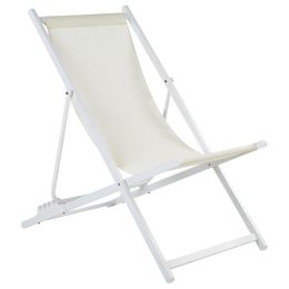 Beliani GARTENSTUHL Beige Locri II