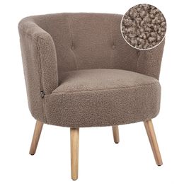 Beliani SESSEL Braun Odenzen