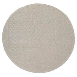 KADIMA DESIGN OUTDOORTEPPICH, in Naturoptik, aus Polypropylen, Beige, &Oslash; 160 cm
