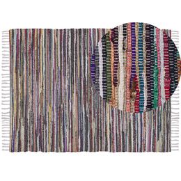 Beliani TEPPICH geflochten Danca 230/160 cm