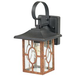 Beliani AUSSENWANDLEUCHTE Kupfer Shaggie Wandlampe