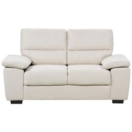 Beliani 2-SITZER-SOFA hellbeige Vogar