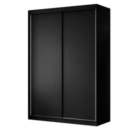 KLEIDERSCHRANK CAMARO 150 cm Schwarz