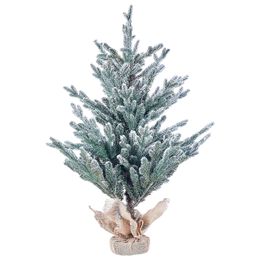 Beliani WEIHNACHTSBAUM 90 cm Gr&uuml;n Ringrose