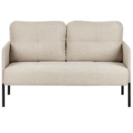 Beliani 2-SITZER-SOFA beige Lahti