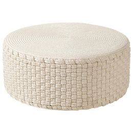 Beliani POUF Hellbeige Mithi