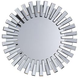 Beliani WANDSPIEGEL silbern 70 cm Cholet