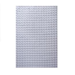 KADIMA DESIGN HOCHFLORTEPPICH Waschbar NAUDERS, einfarbig, Silber, 200 x 290 cm