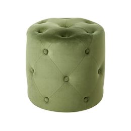 Beliani POUF Olivgr&uuml;n Corolla