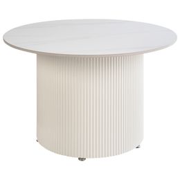 Beliani COUCHTISCH Beige Leona