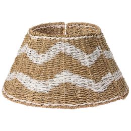 Beliani WEIHNACHTSBAUMKRAGEN 24 cm Naturfarben Hiver