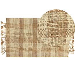 Beliani TEPPICH geflochten Berissa 150/80 cm