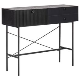 Beliani KONSOLENTISCH Schwarz Coventry