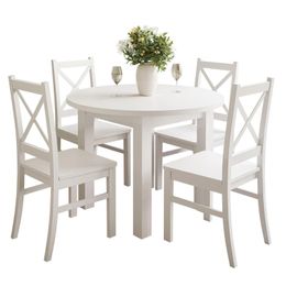 ESSZIMMERSET OLEA Tisch + 4 St&uuml;hle