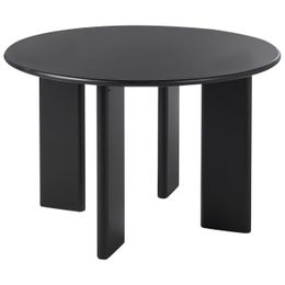 Beliani ESSTISCH 120/120 cm Schwarz Cosmo