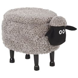 Beliani TIERHOCKER Grau Sheep 35/55/40 cm