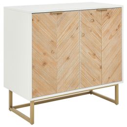 Beliani SIDEBOARD Wei&szlig; Alaska