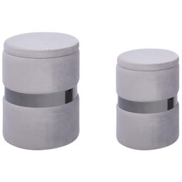Beliani POUF Doris 35-30/35-30/44-36 cm